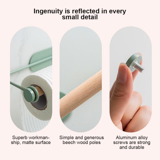 WALL MOUNTED RAG STORAGE RACK