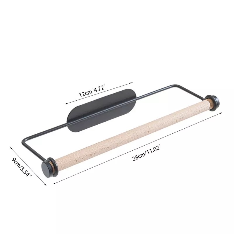 WALL MOUNTED RAG STORAGE RACK