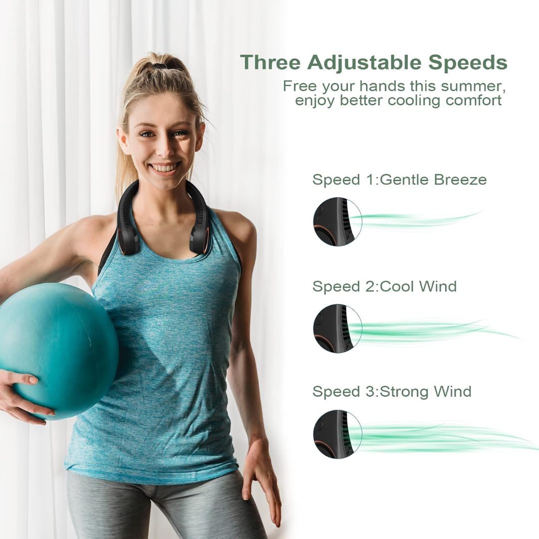 VANELESS HANGING NECK FAN