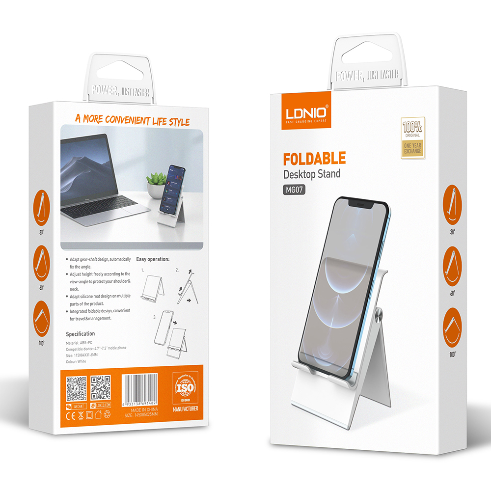 LDNIO MG07 FOLDABLE DESKTOP MOBILE STAND